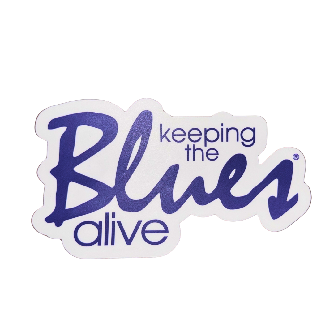 Keeping the Blues Alive Navy Sticker - NEW – Keeping The Blues Alive ...